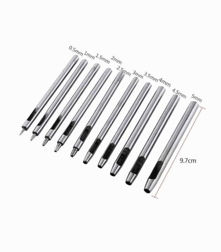 Round Hollow Punch Set - Leather House