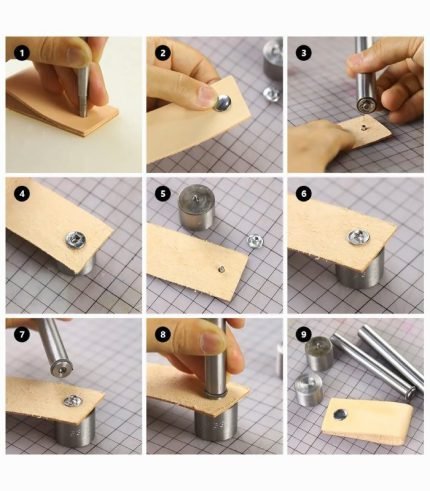 Snap button Fixer Set - Leather House